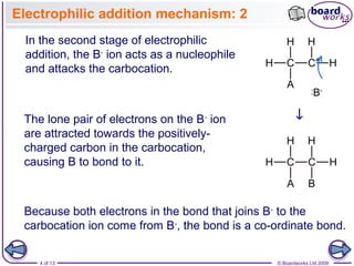 Alkenes part 2 addition reactions | PPT