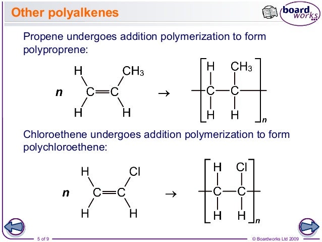 Alkenes part 3 polymerization