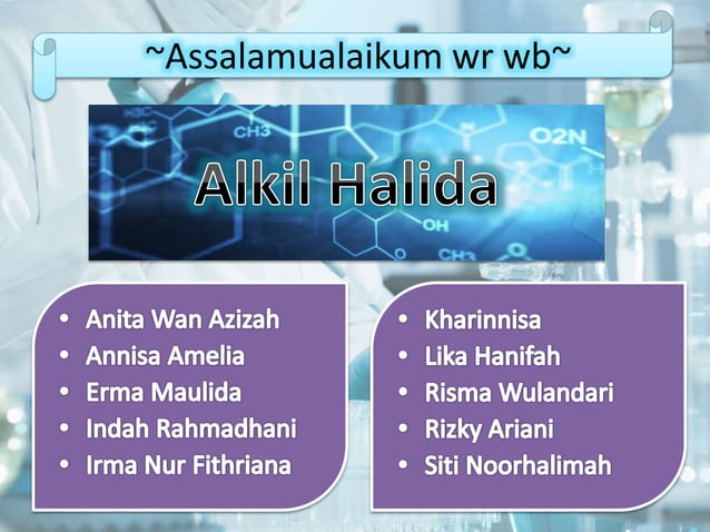 Alkil Halida-Kimia Organik | PPTX