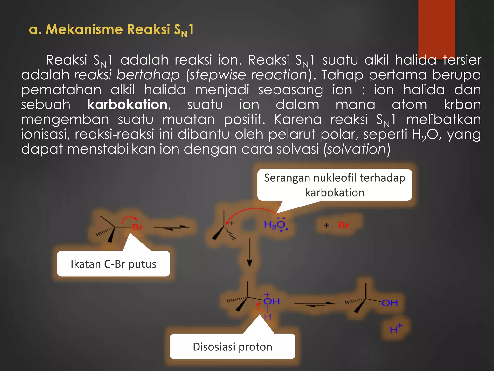 Alkil halida ; subtitusi dan eliminasi | PPTX