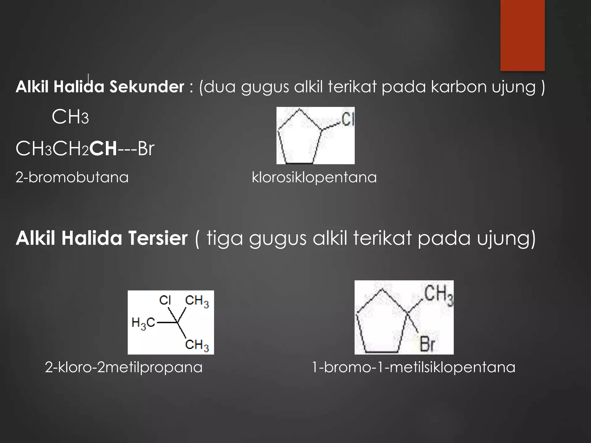 Alkil halida ; subtitusi dan eliminasi | PPTX