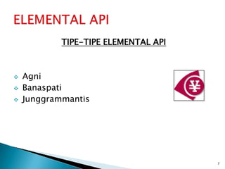 Alkimia terapan elemental api | PPT