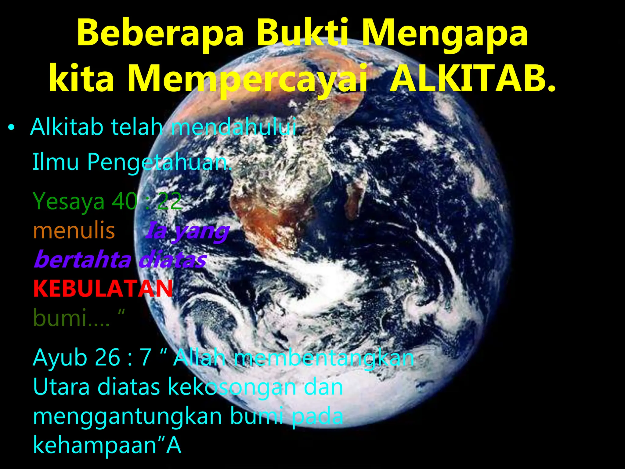 Alkitab.PPT The story of the origin of the scripture | PPT