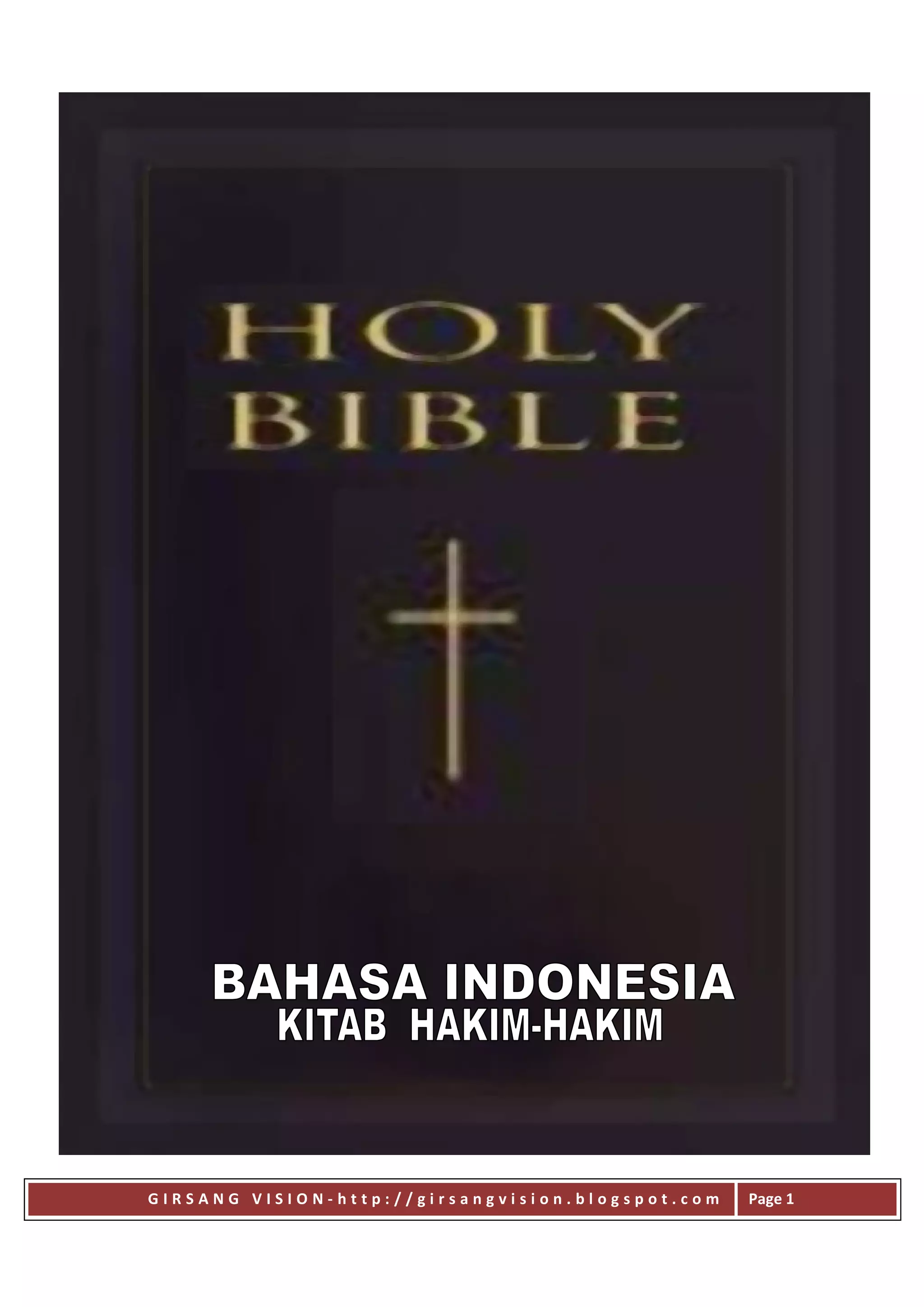ALKITAB-INDONESIA_KITAB HAKIM-HAKIM | PDF