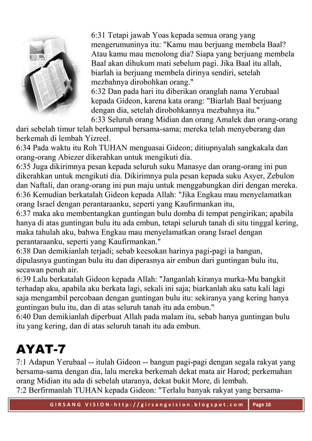 ALKITAB-INDONESIA_KITAB HAKIM-HAKIM | PDF