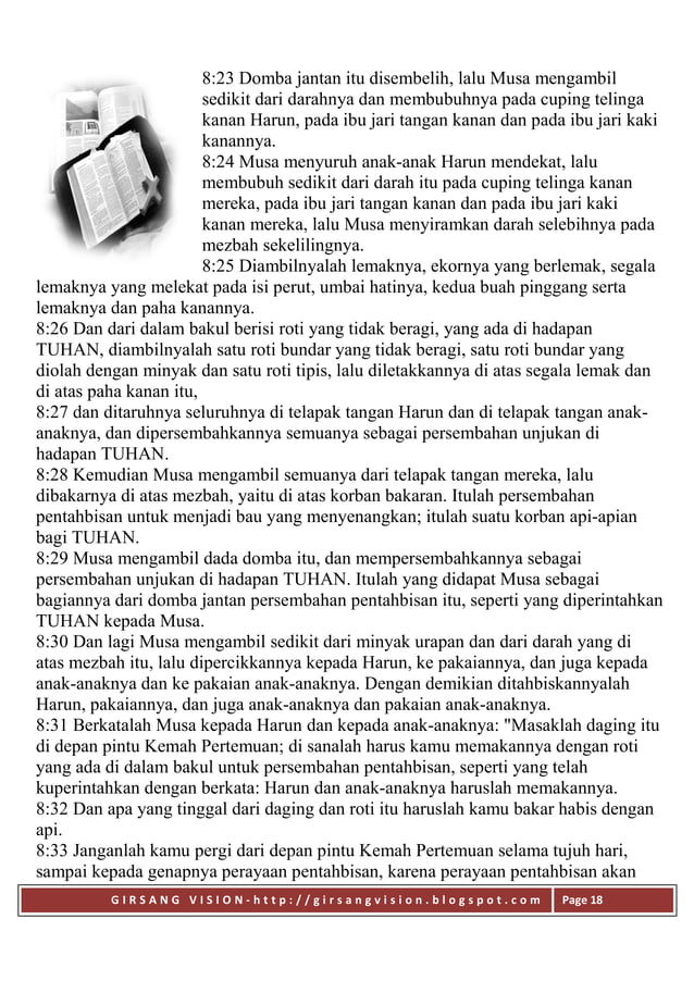 ALKITAB INDONESIA-KITAB IMAMAT | PDF
