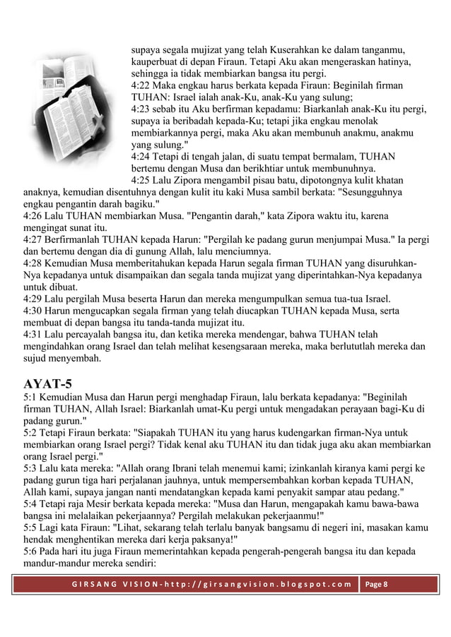 ALKITAB INDONESIA-KITAB KELUARAN | PDF