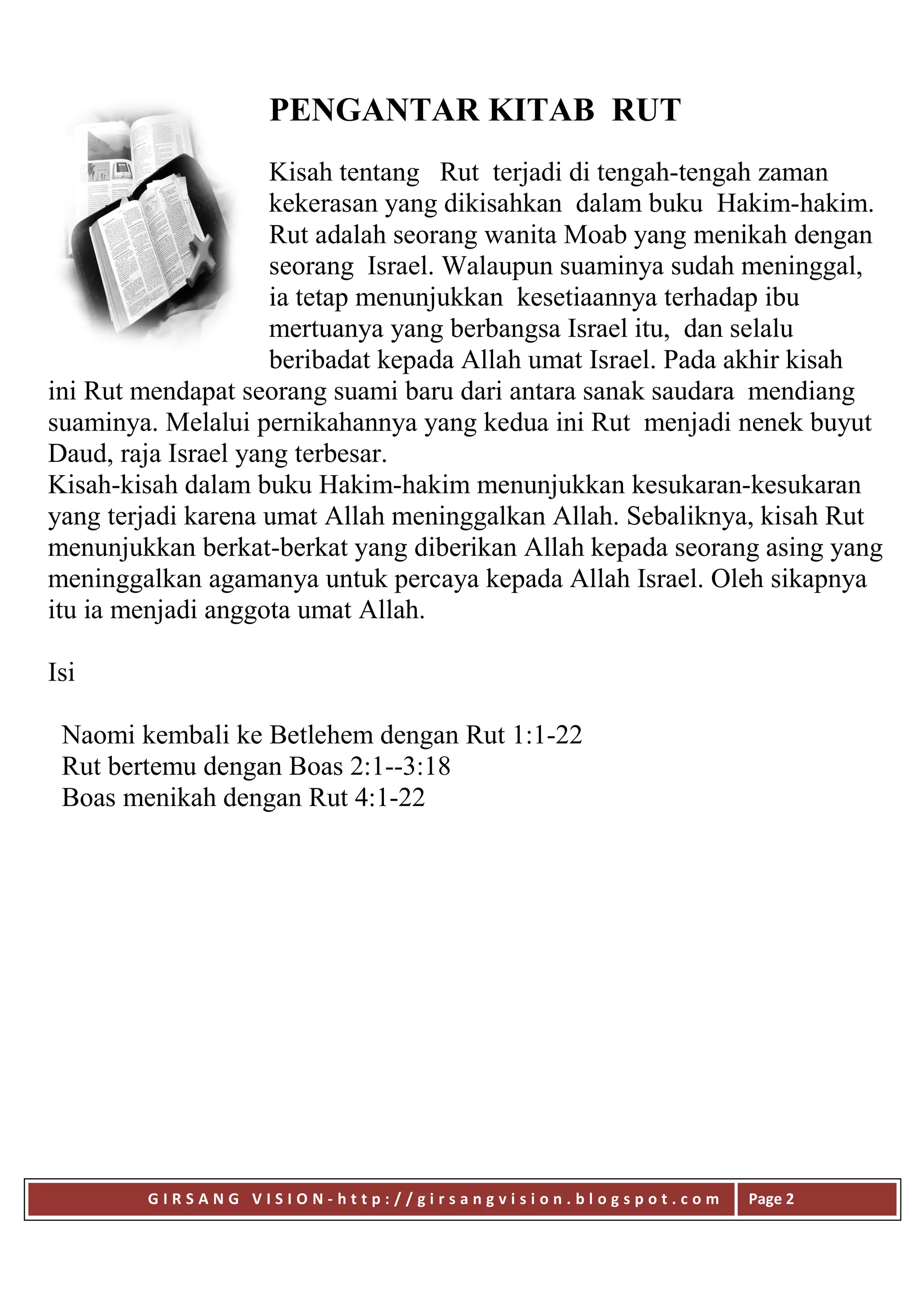 ALKITAB-INDONESIA_KITAB RUT | PDF