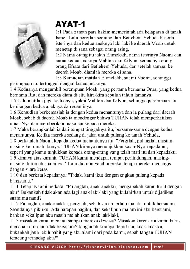 ALKITAB-INDONESIA_KITAB RUT | PDF