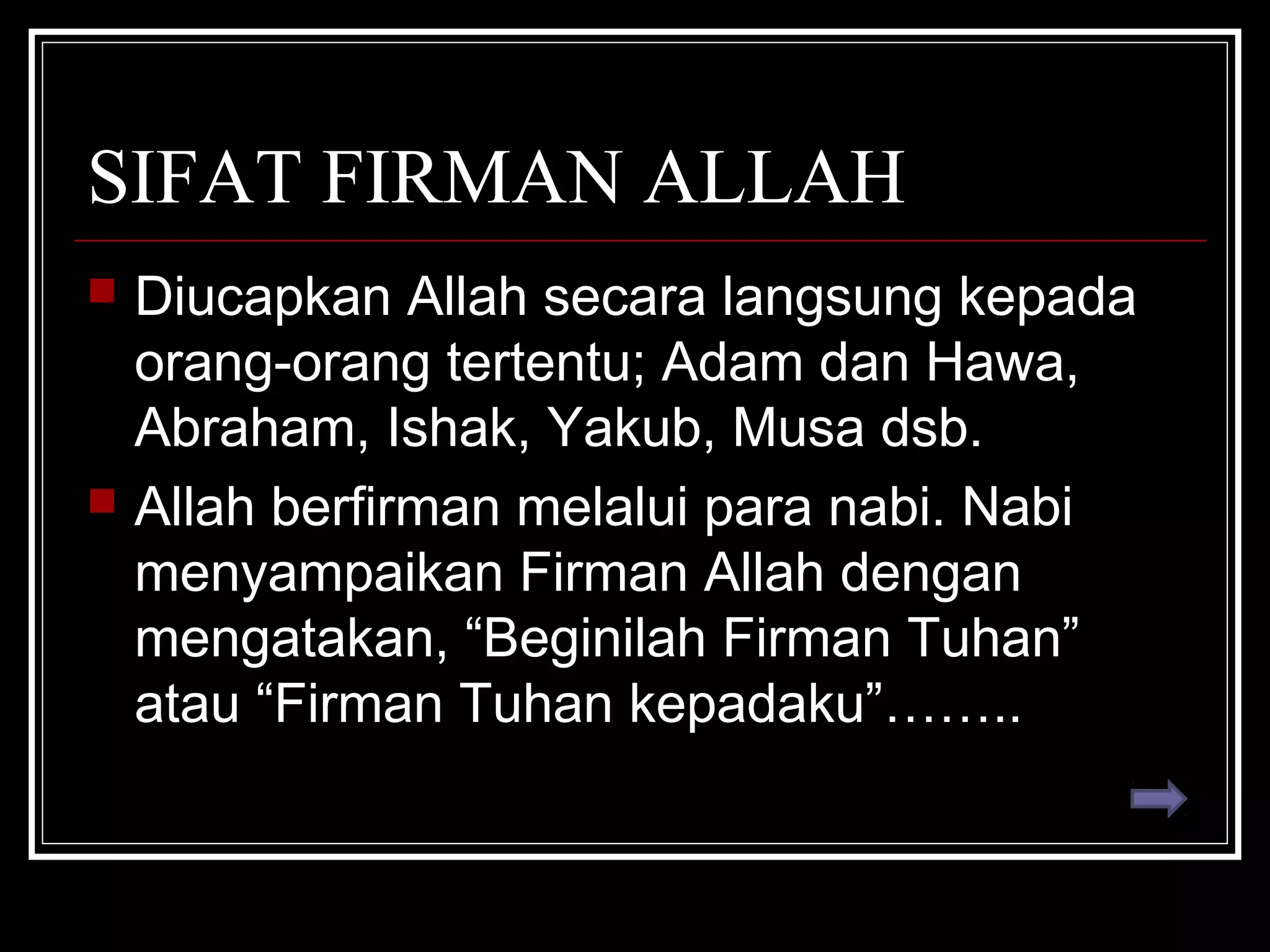 Alkitab adalah firman allah | PPT