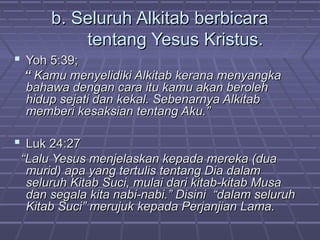 Alkitab adalah firman allah | PPT