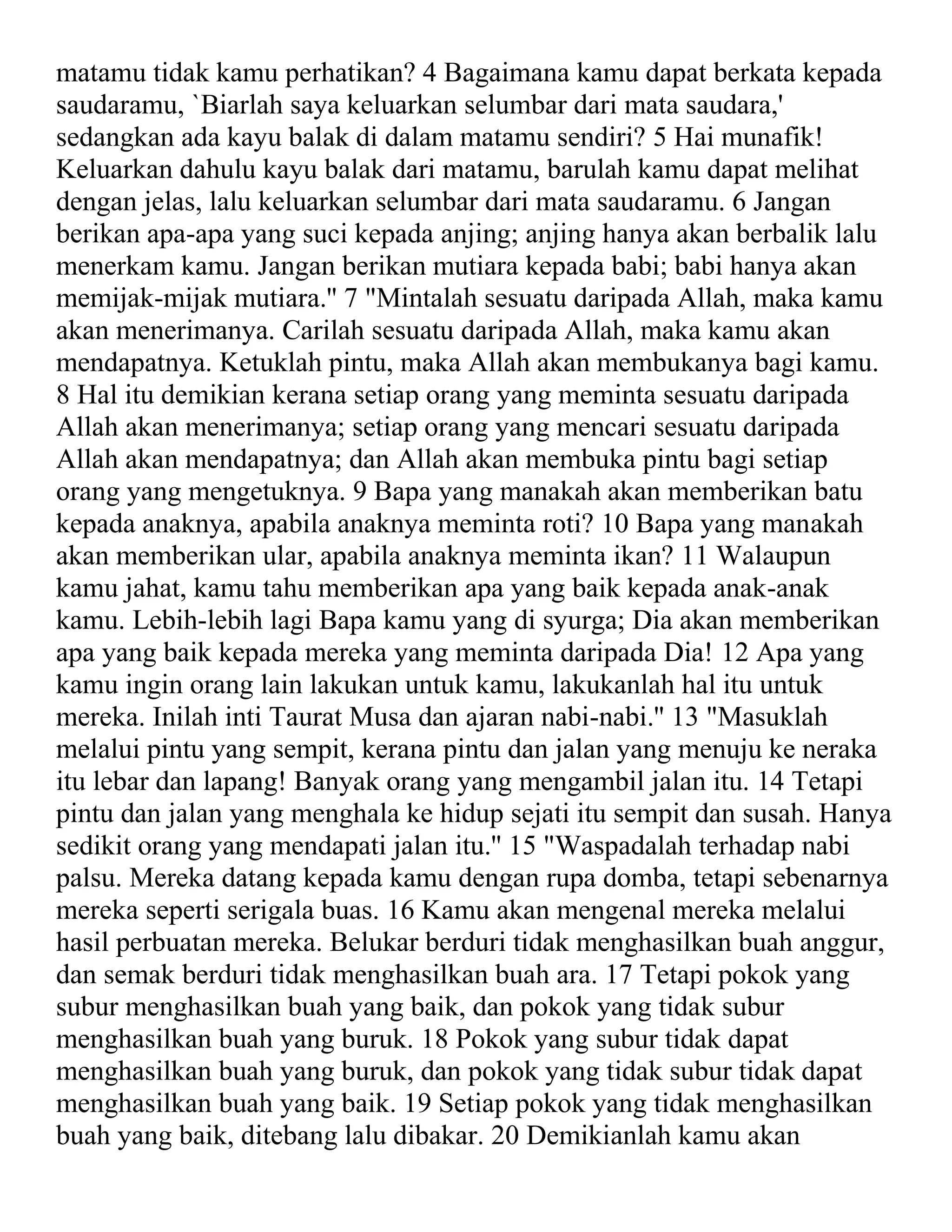 Alkitab bahasa melayu malay bible - new testament | PDF