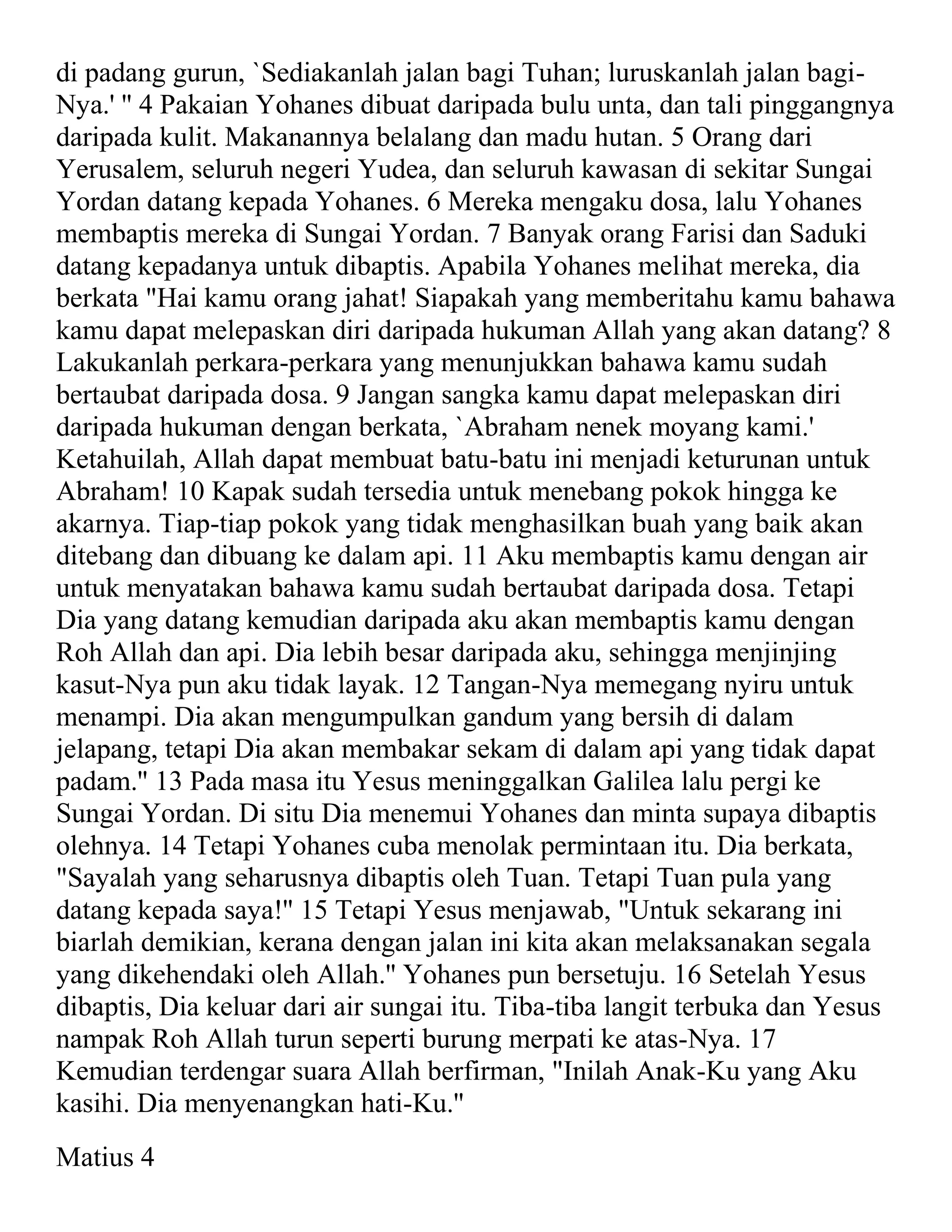 Alkitab bahasa melayu malay bible - new testament | PDF