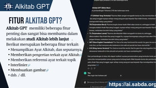 Materi Presentasi Alkitab GPT - A Conversational Bible | PDF