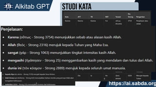 Materi Presentasi Alkitab GPT - A Conversational Bible | PDF