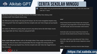Materi Presentasi Alkitab GPT - A Conversational Bible | PDF
