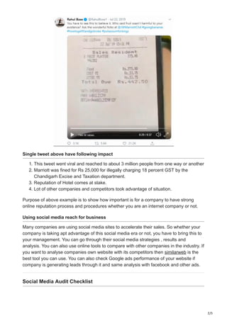 ORM Report Audit Checklist | PDF