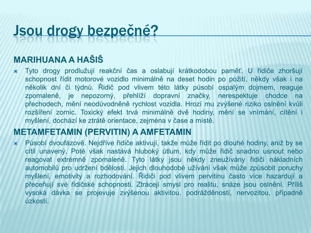 Alkohol a drogy ii | PPT