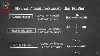 Alkohol dan Eter Kimia Organik 2 (Edited) | PPTX