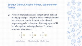 Alkohol, fenol, eter dan tiol | PPTX