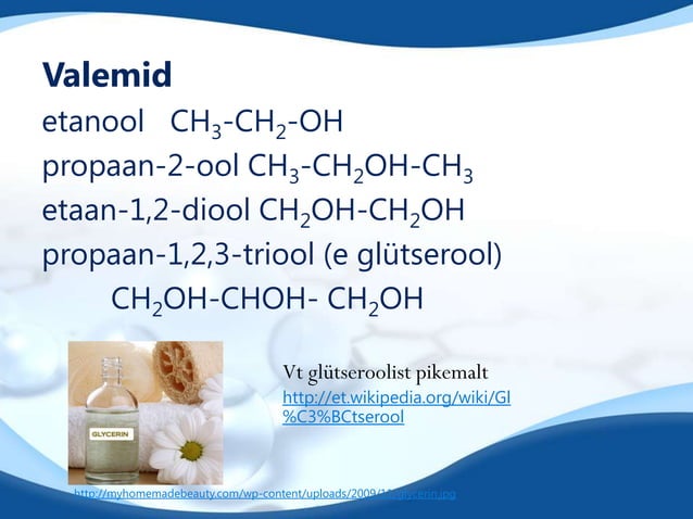 Alkoholid, eetrid, fenoolid | PPTX