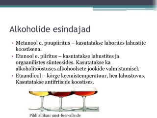 Alkoholid | PPTX