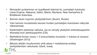 Alkoholimonopolit ja kansanterveys | PPT