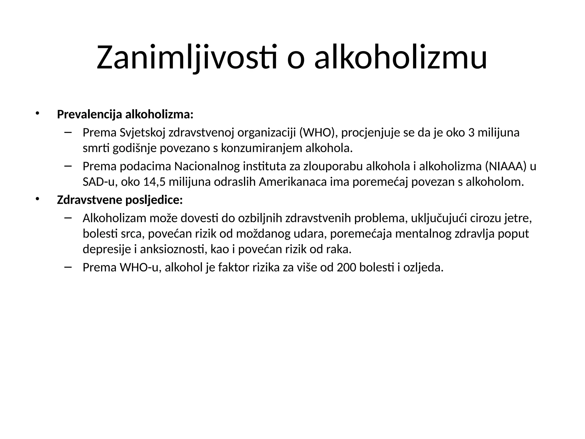 Alkoholizam.pptx prezentacija o alkoholu | PPTX