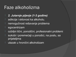 Alkoholizam razredni cas | PPT