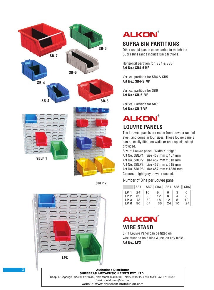 Alkon Material Handling Bins 2