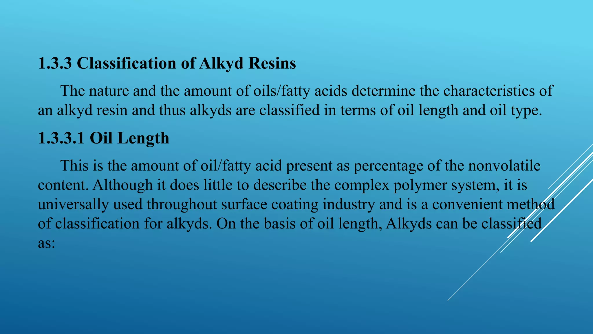 Alkyd resin | PPTX