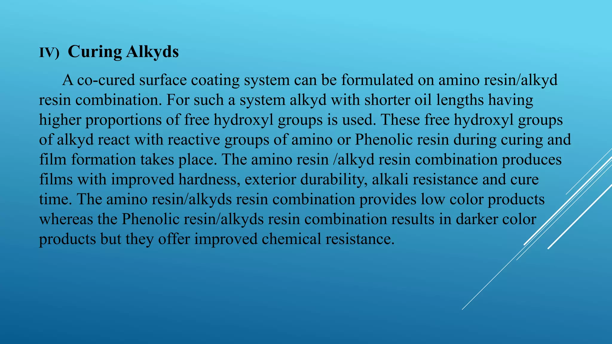 Alkyd resin | PPTX