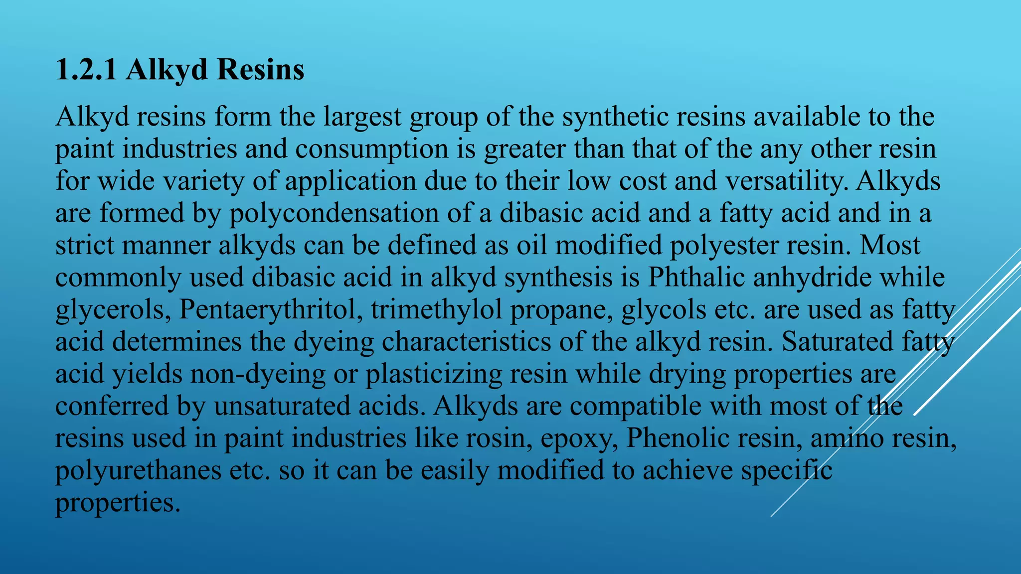 Alkyd resin | PPTX