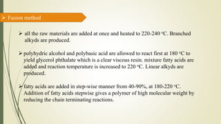 Alkyd resin 17 oil207 | PPTX
