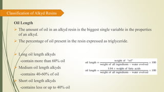 Alkyd resin 17 oil207 | PPTX