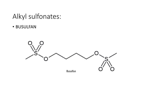 Alkylating agent.pptx | Chemistry | Science
