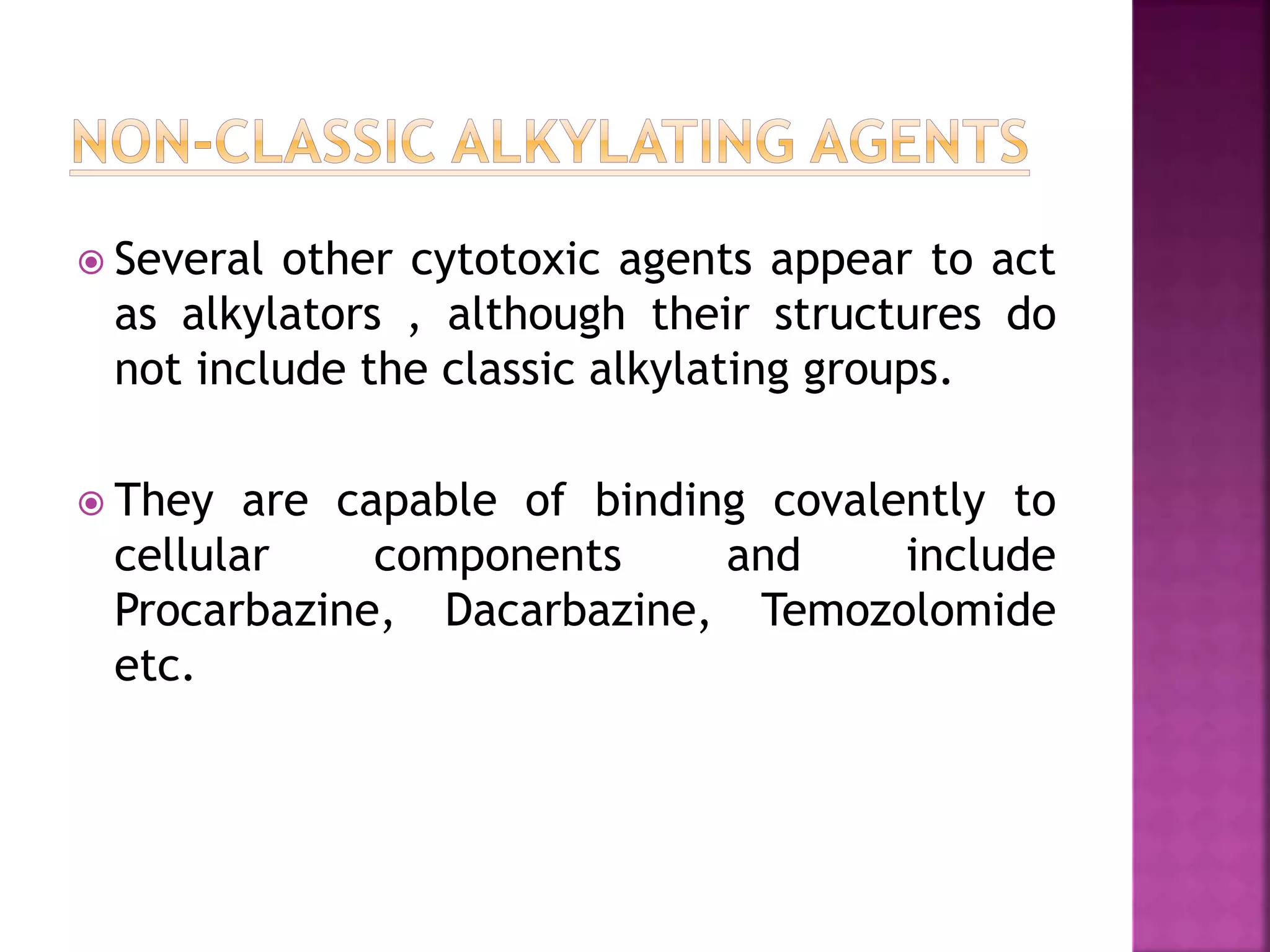 Alkylating agents | PPTX