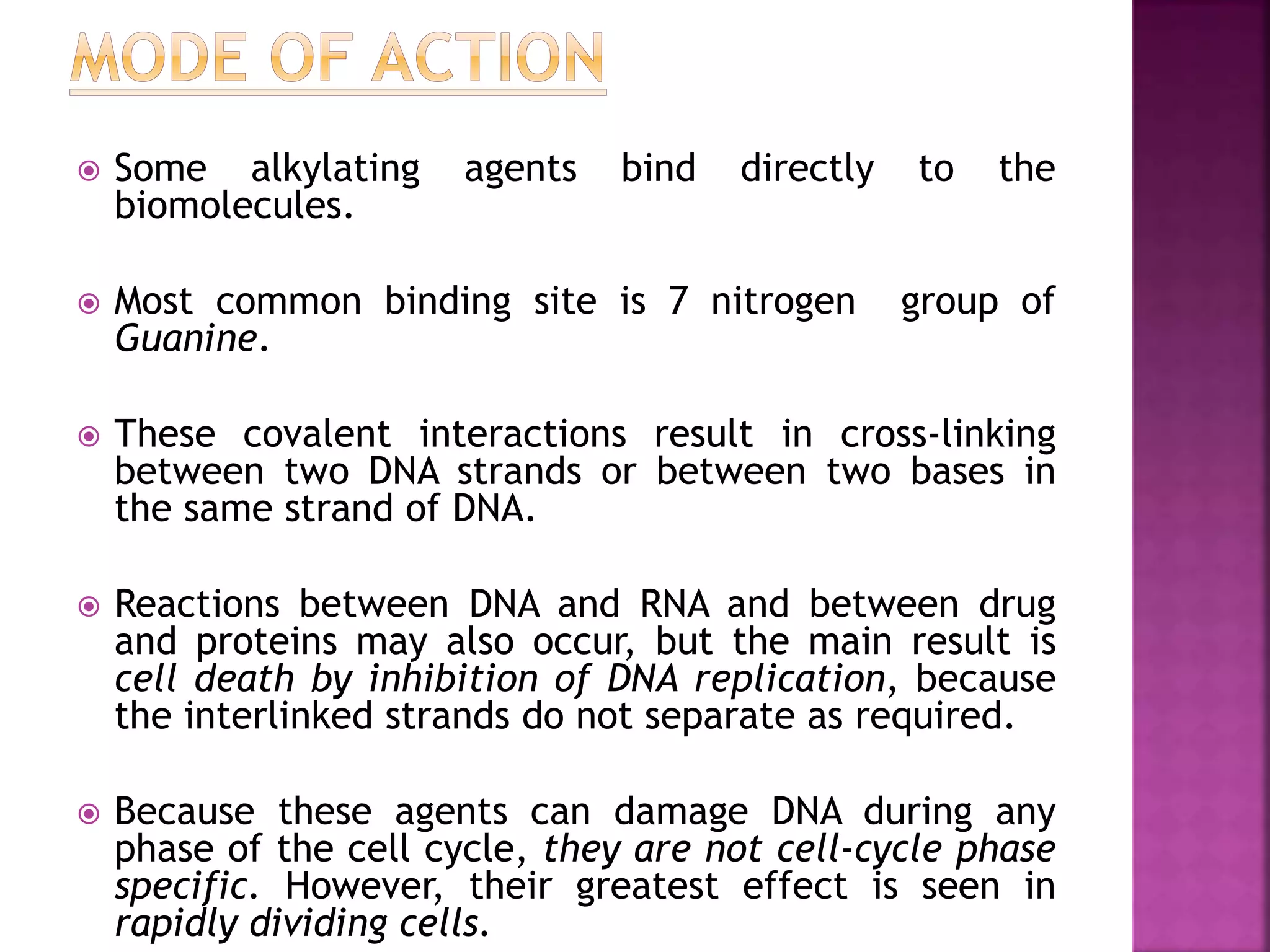 Alkylating agents | PPTX