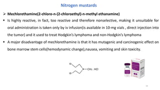 Alkylating agents -Medicinal Chemistry | PDF