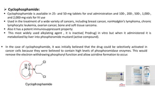 Alkylating agents -Medicinal Chemistry | PDF