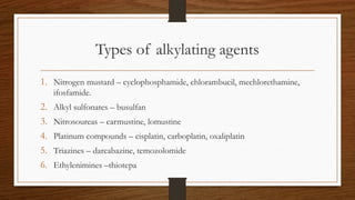 Common Alkylating agents KYU YEAR 2 SEM 2.pptx