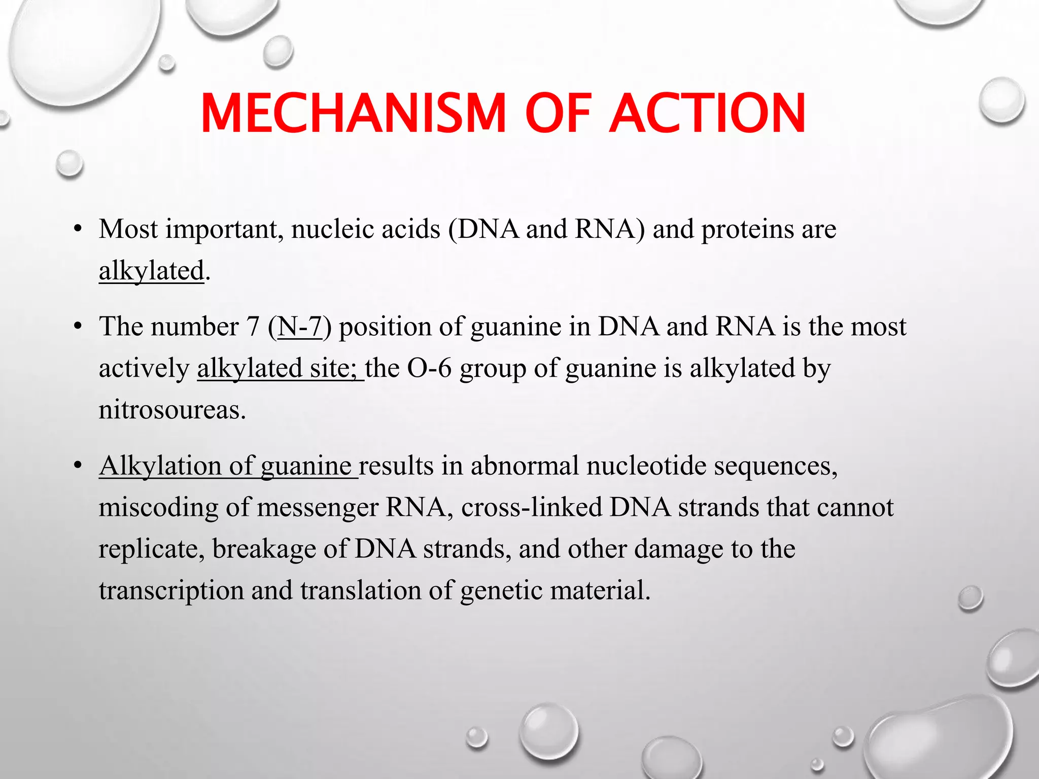 Alkylating Agents & Anti-metabolites Chemotherapy | PPTX