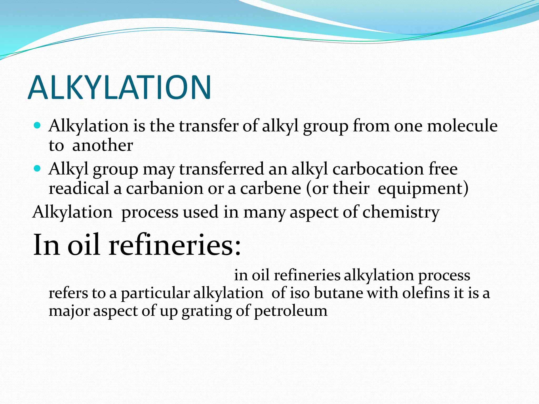 Alkylation | PPTX