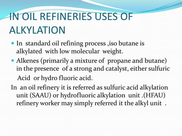 Alkylation | PPTX | Chemistry | Science