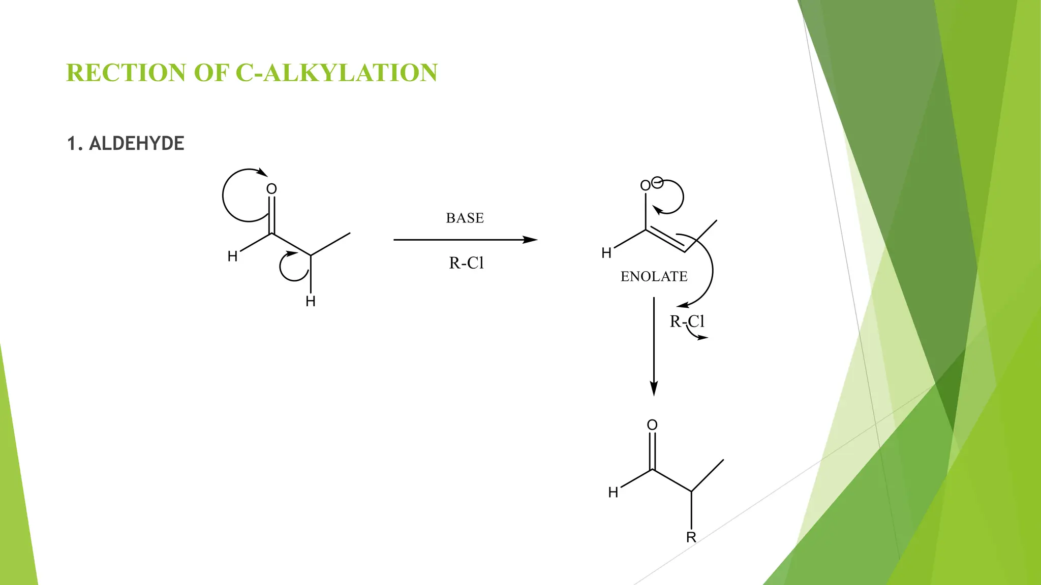 ALKYLATION OF ALDEHYDE & ESTER. Pptx.... | PPTX