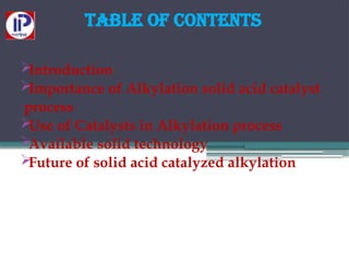 Alkylation power presentation for student | PPTX