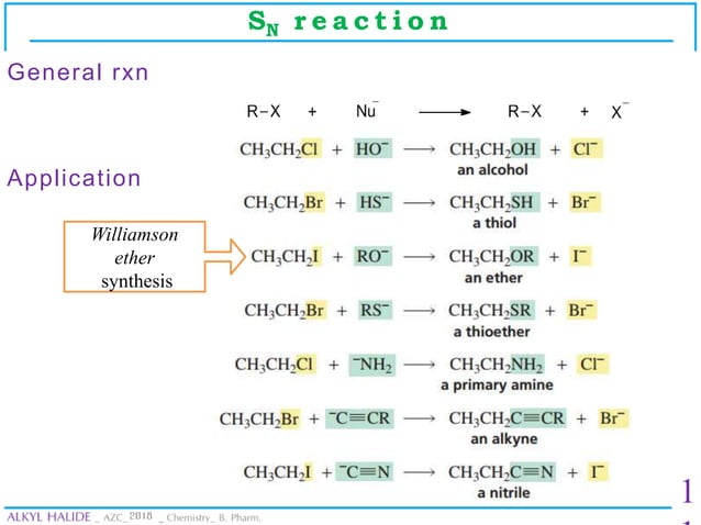 Alkyl halide organic chemistry b. pharm. | PPTX | Chemistry | Science