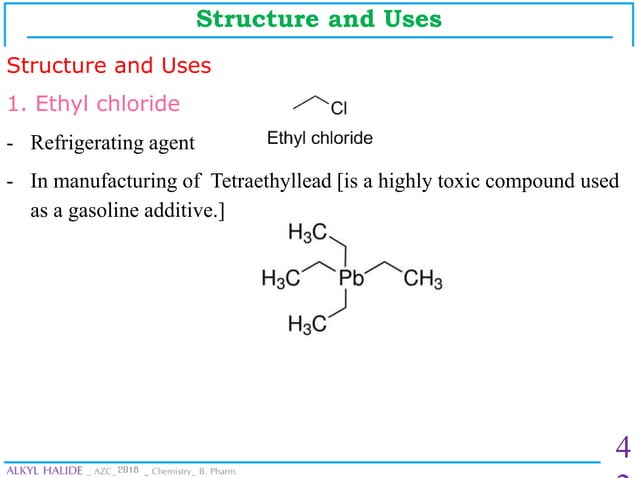 Alkyl halide organic chemistry b. pharm. | PPTX | Chemistry | Science