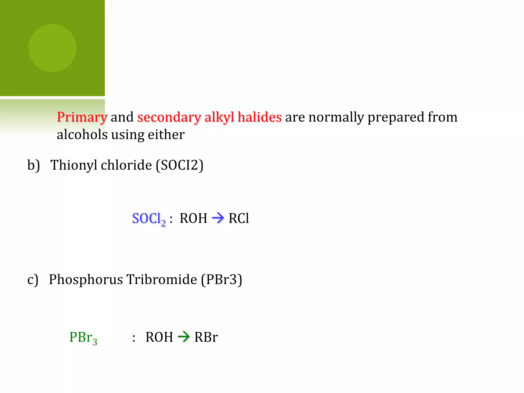 Alkyl Halides | PPTX