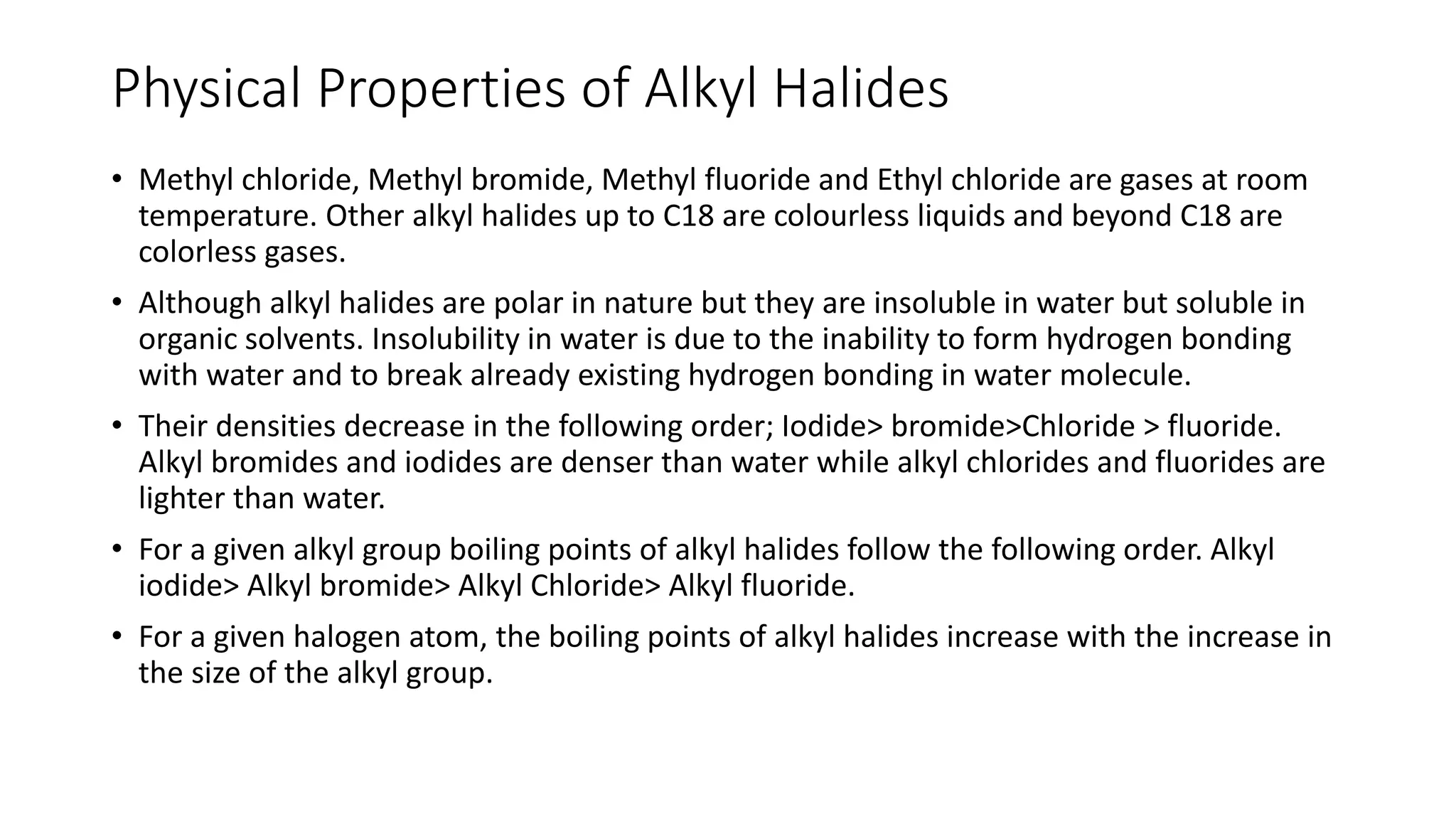 Alkyl halides | PPTX